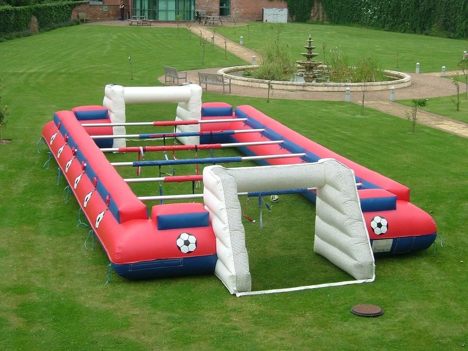 Team Building Inflatable Foosball & Soccer Field Game for Adults for ...
