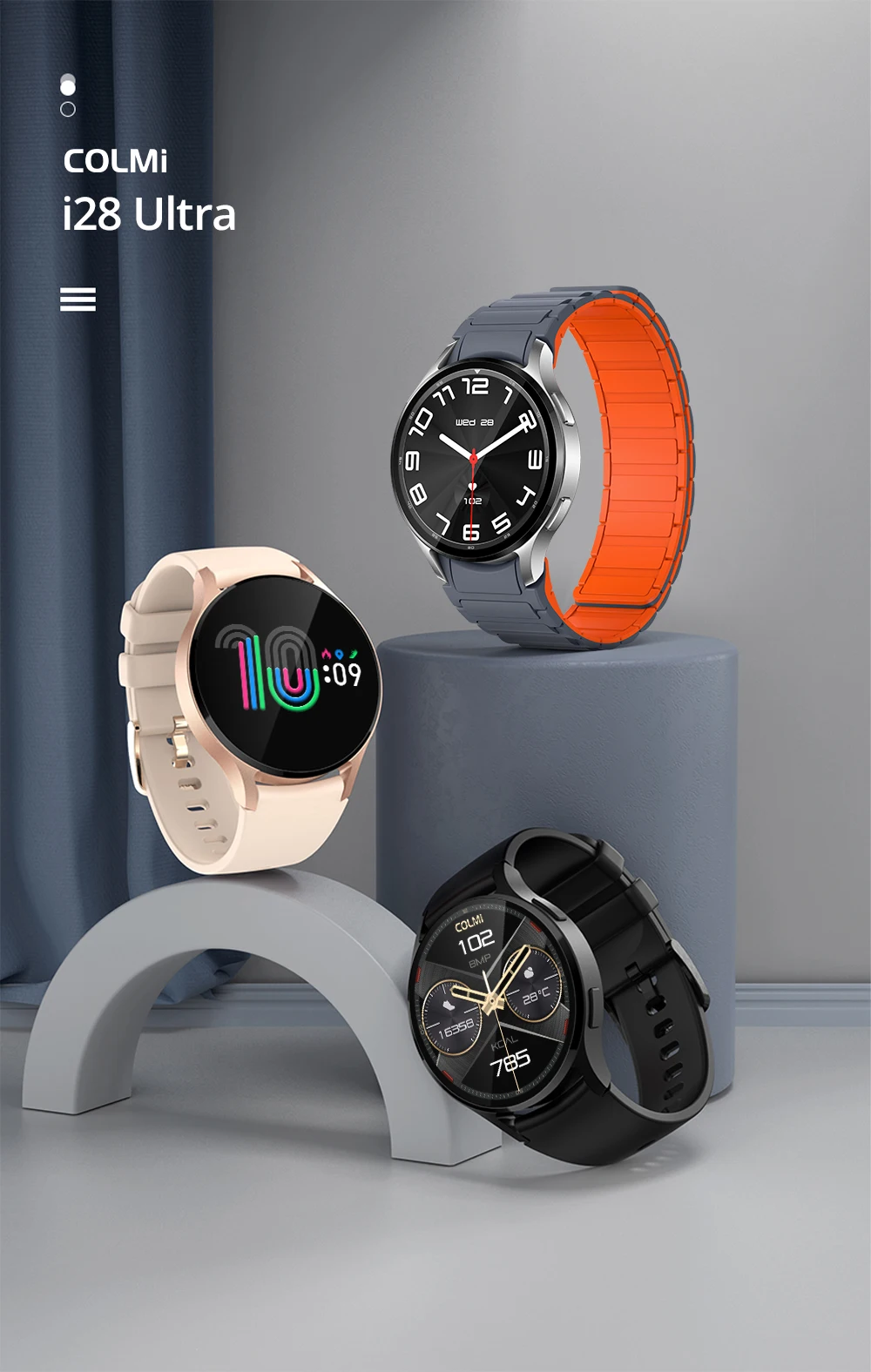 Colmi 2024 New I28 Ultra Smartwatch Amoled Display Built-in Ai Da-gpt ...