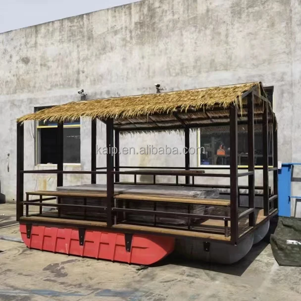 Aluminum Pontoon Houseboat - Space Capsule Floating Restaurant