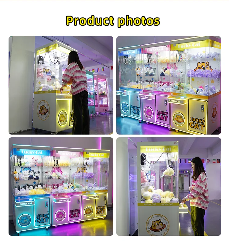 Funspace Wholesale Custom Cheap Coin Operated Kid Arcade Doll Crane Toy Claw Game Machine ...