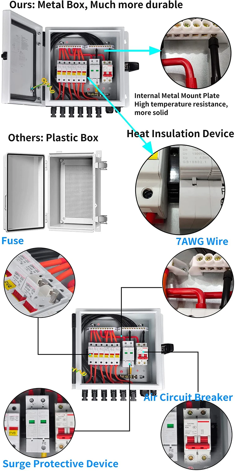 Saipwell Solar Pv Combiner Box Customized Pv Intelligent Lightning ...