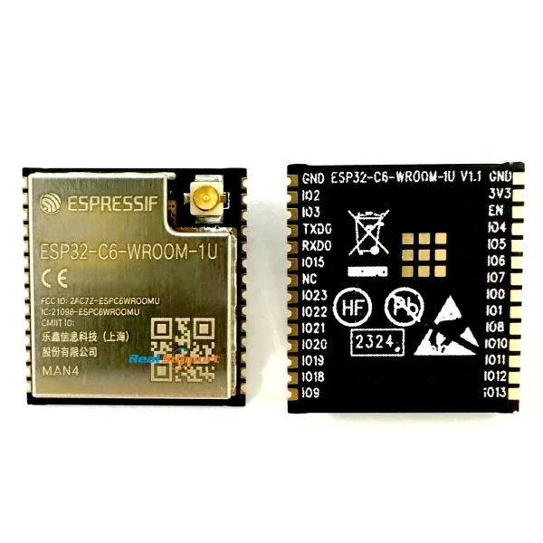 Esp32-c6-wroom-1 Esp32-c6-wroom-1u Esp32-c6-wroom-1-n4 Wi-fi And Ble 5.3 Wireless Module For ...