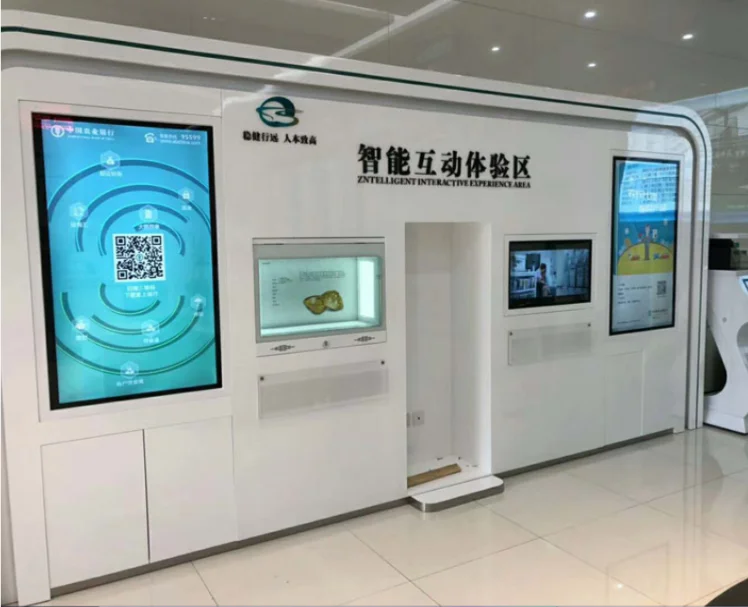 86 Inch Transparent LCD Display - Hologram Box Touch Screen