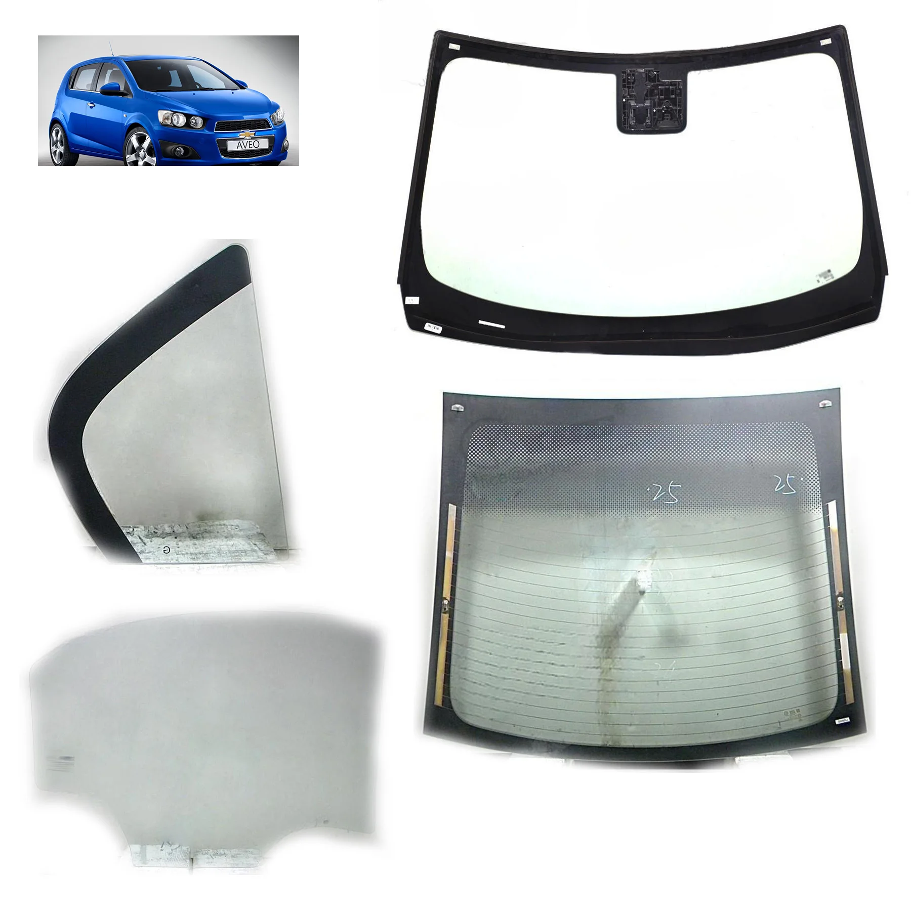 Chevrolet AVEO windshield glass sunroof car glass auto glass car parts ...