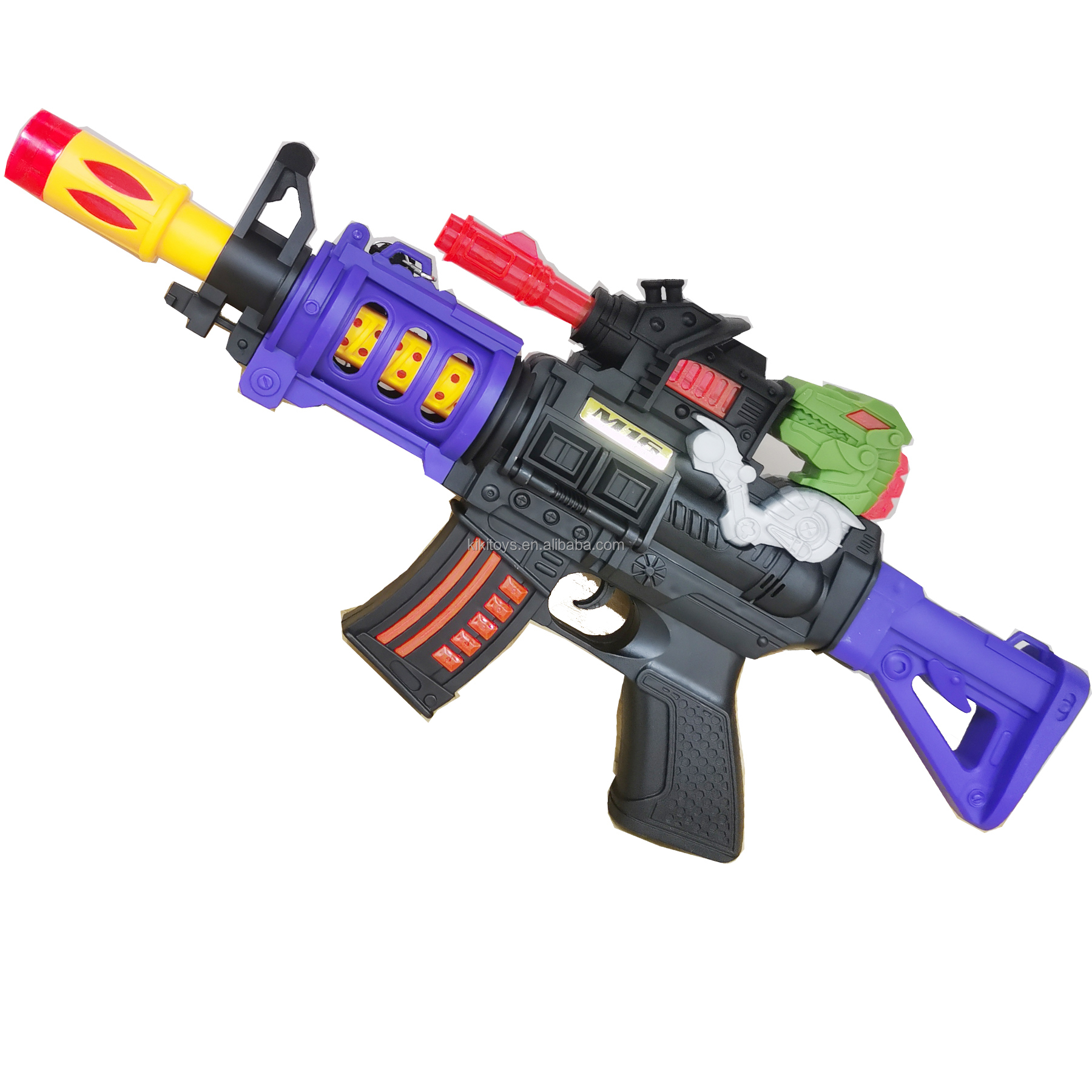 43cm New M16 Electric Toy Gun;children Sound Light Vibration Gun Toy ...