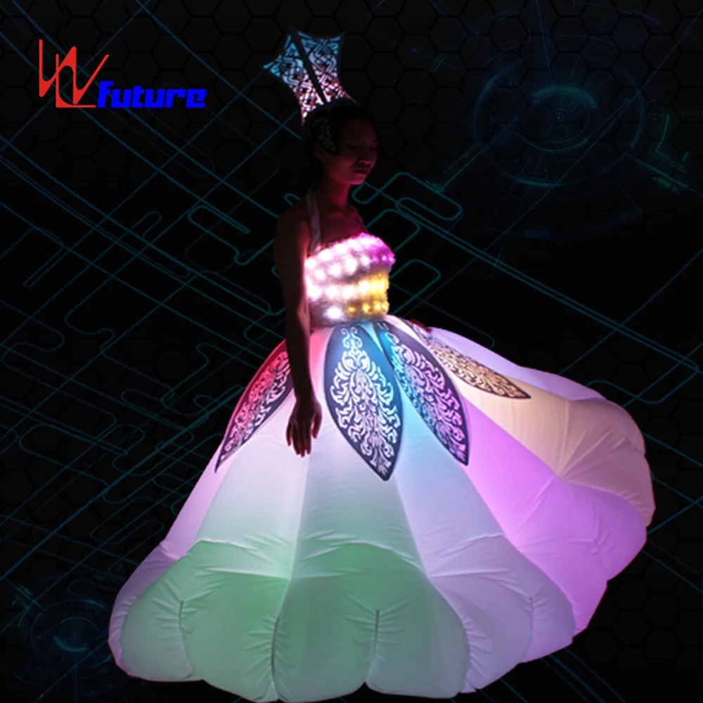 Custom LED Inflatable Dress for Party - LED Princess Dress