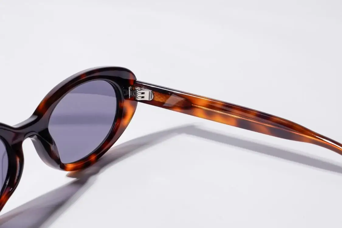 Starsmoonu Mazzucchelli Cat Eye Acetate Elliptical Sunglasses Oval ...