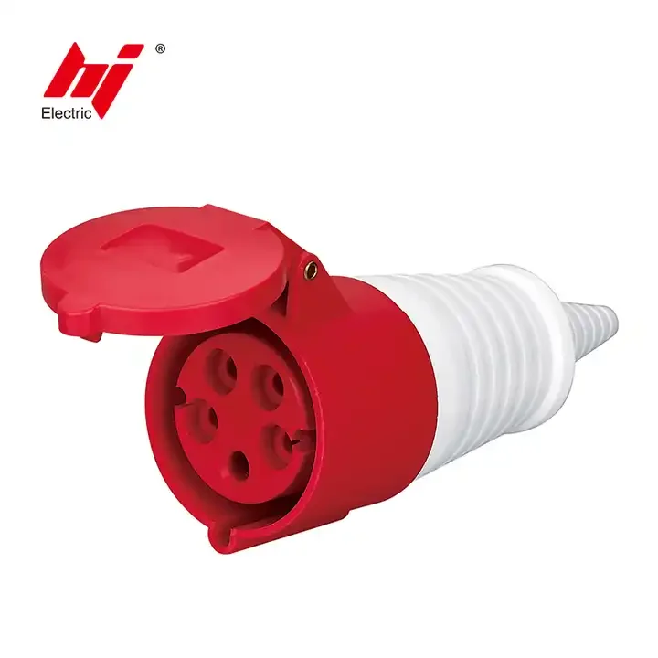 Portable Plug Socket Connector 5 Poles 32A 400V IP44 Industrial ...