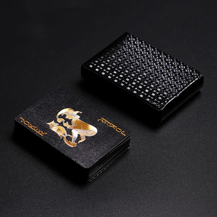 Custom Logo Printing PVC Waterproof Plastic Card Deck Poker ...