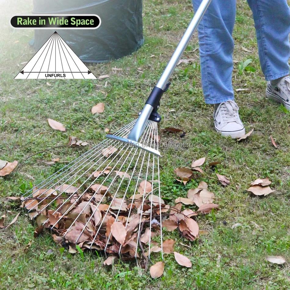 Metal Aluminium Adjustable Retractable Telescopic Handle Gardening ...