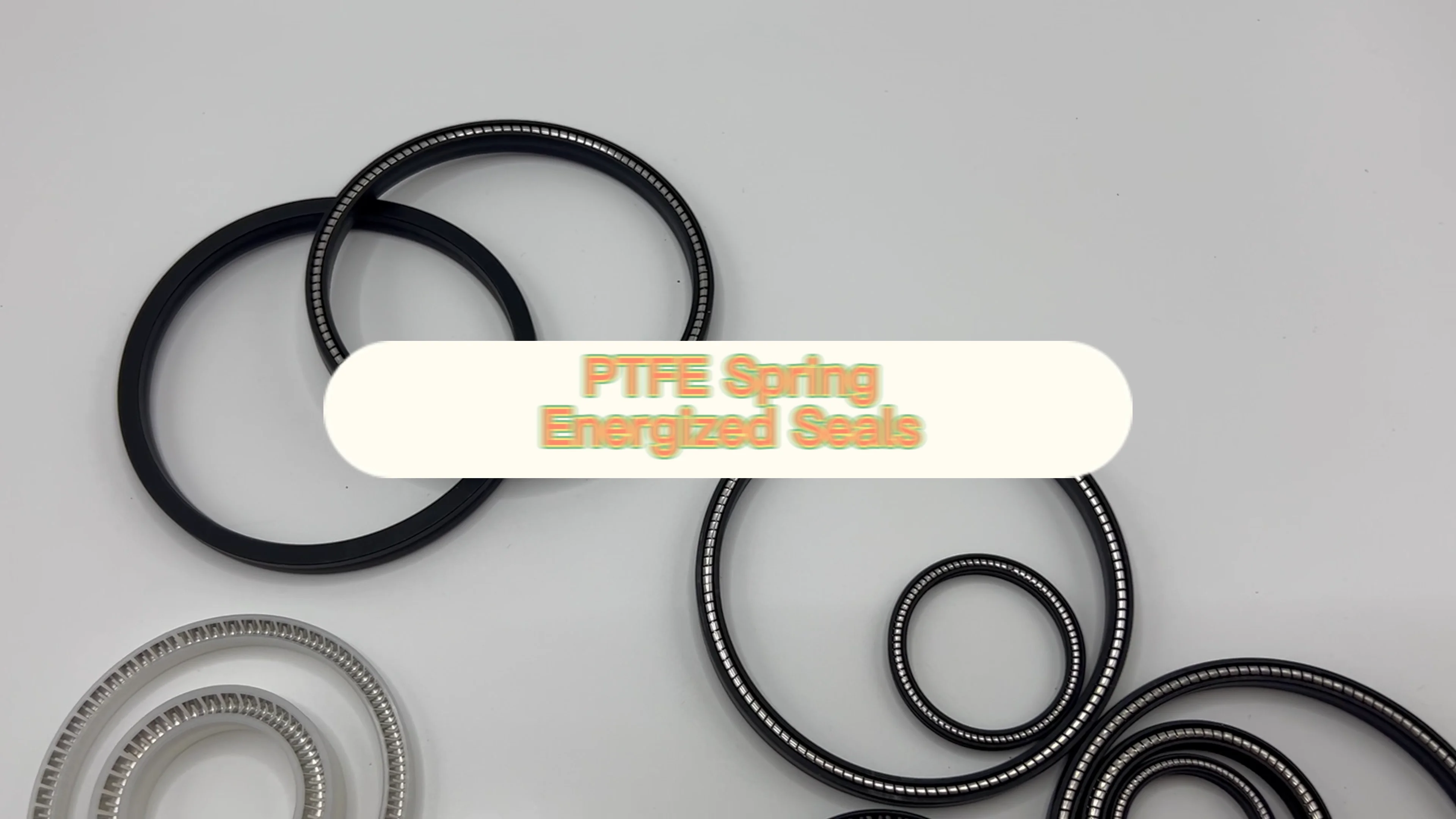 Oem Ptfe Pom Upe Peek Material Rotary Seal Spring Energized Seals ...
