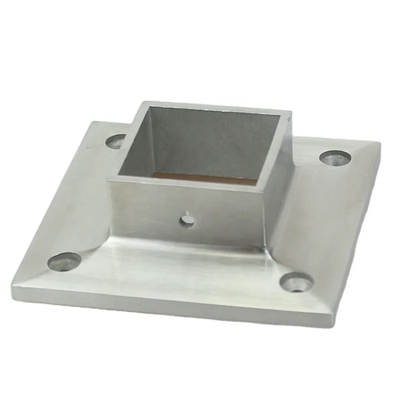 Stainless steel handrail balustrade mounting square base plate| Alibaba.com