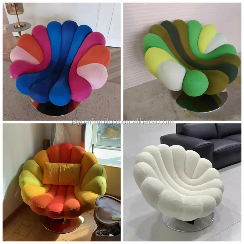 Modern Luxury Rotating Single Sofa Chair for Living Room Lazy Recliner ...