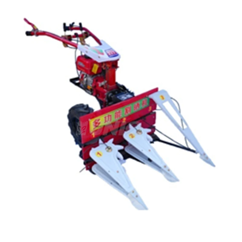 Multifunctional Walking Tractor Mounted Mini Harvester Rice Wheat ...