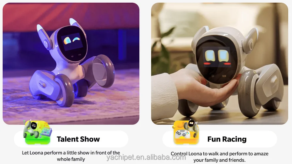 Loona Smart Pet Dog Toys - Inteligente Petbot Optional Charging Station