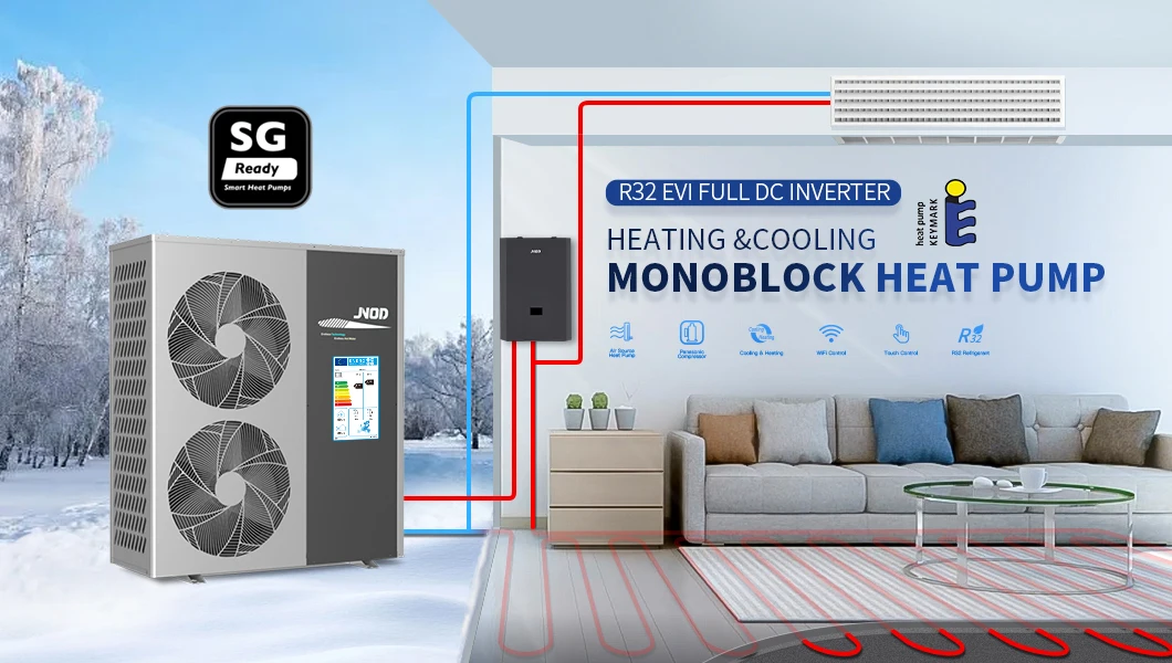 R32 Air To Water Heat Pump Systems Heating And Cooling Monobloc Jnod ...
