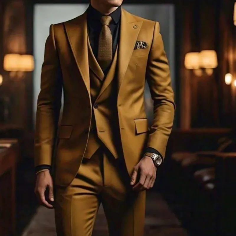 Shop Our Luxury Solid Color Suits for Men - Chic & Stylish