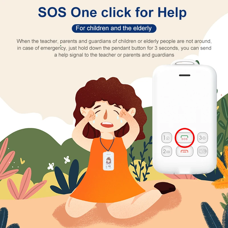 OEM Student ID Card GPS Tracker A26 for India - Real Time