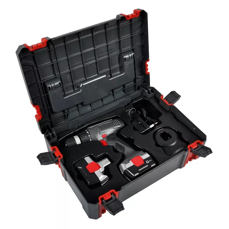 VERTAK ABS Plastic Stackable Tool Case Aluminium Handle Roller Cabinet ...