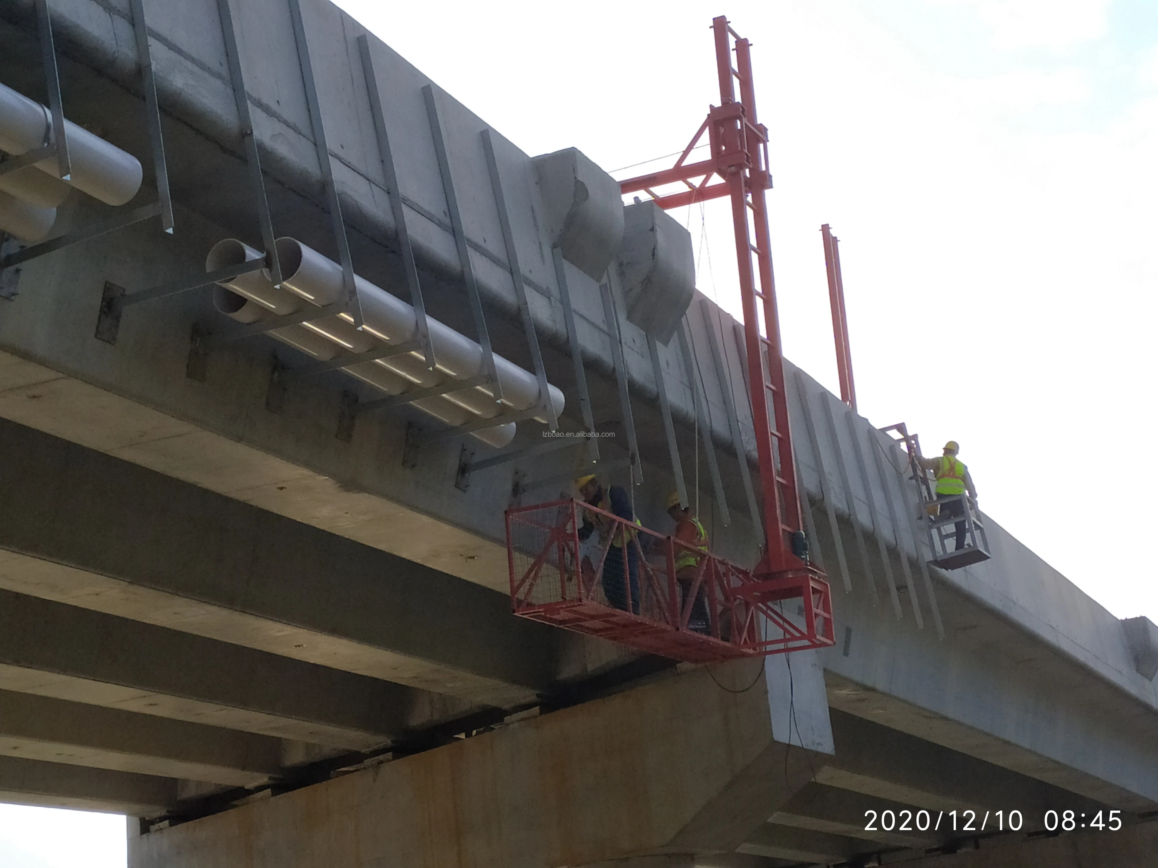Steel Bridge Hanging Basket Suspended Platforms Guardrail Maintenance ...