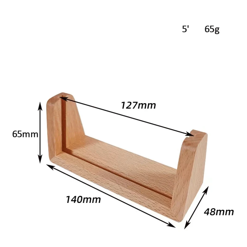 Luminous U Shape Wood Frame Dimming 3D Wood Holder Acrylic Night Light ...