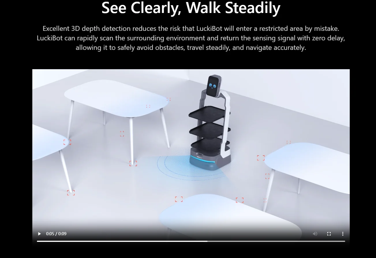 Smart Food Delivery Robot - Efficient Restaurant Service