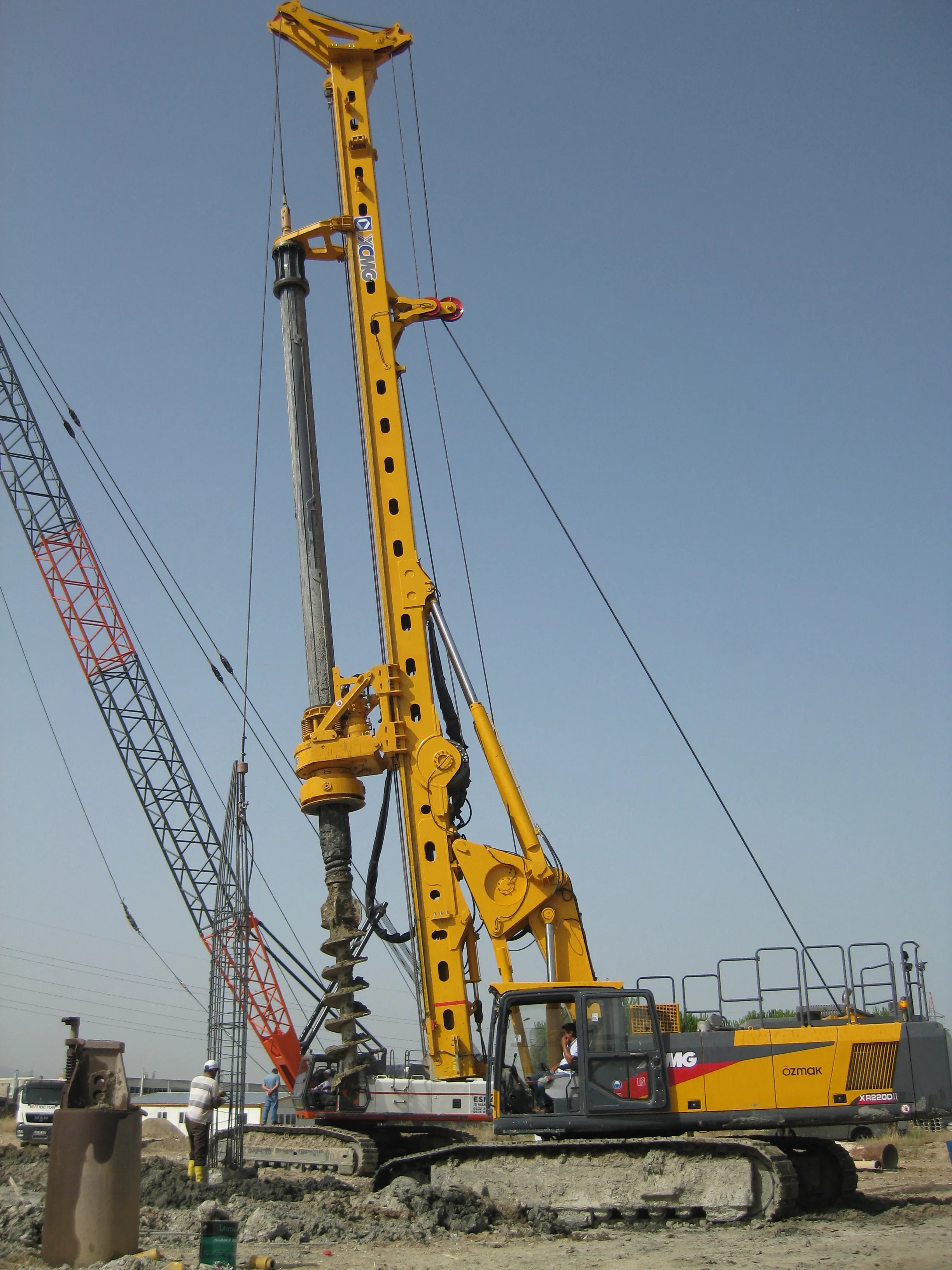 2500mm Rock Piling Conical Auger with Bullet Teeth Construction ...