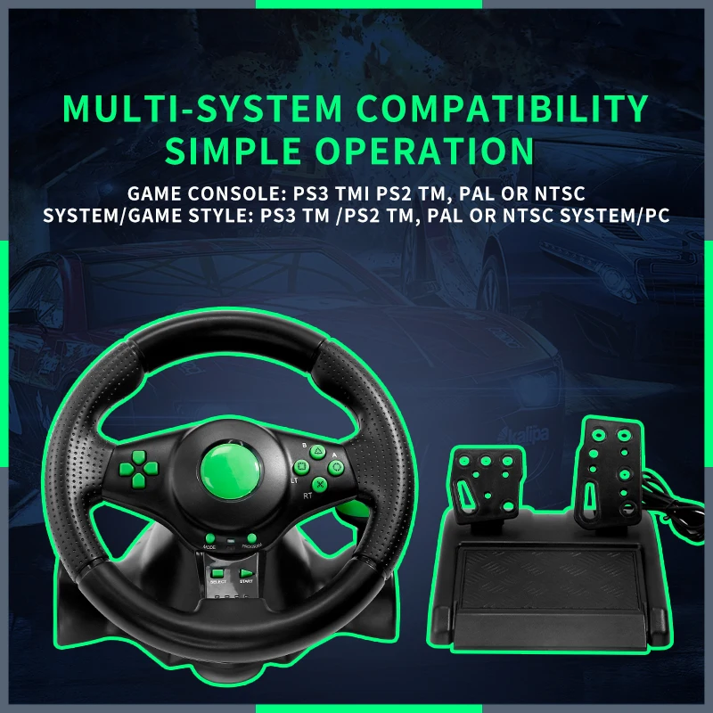 Wheels Control Joystick Video Game Racing Simulator Car Driving ...