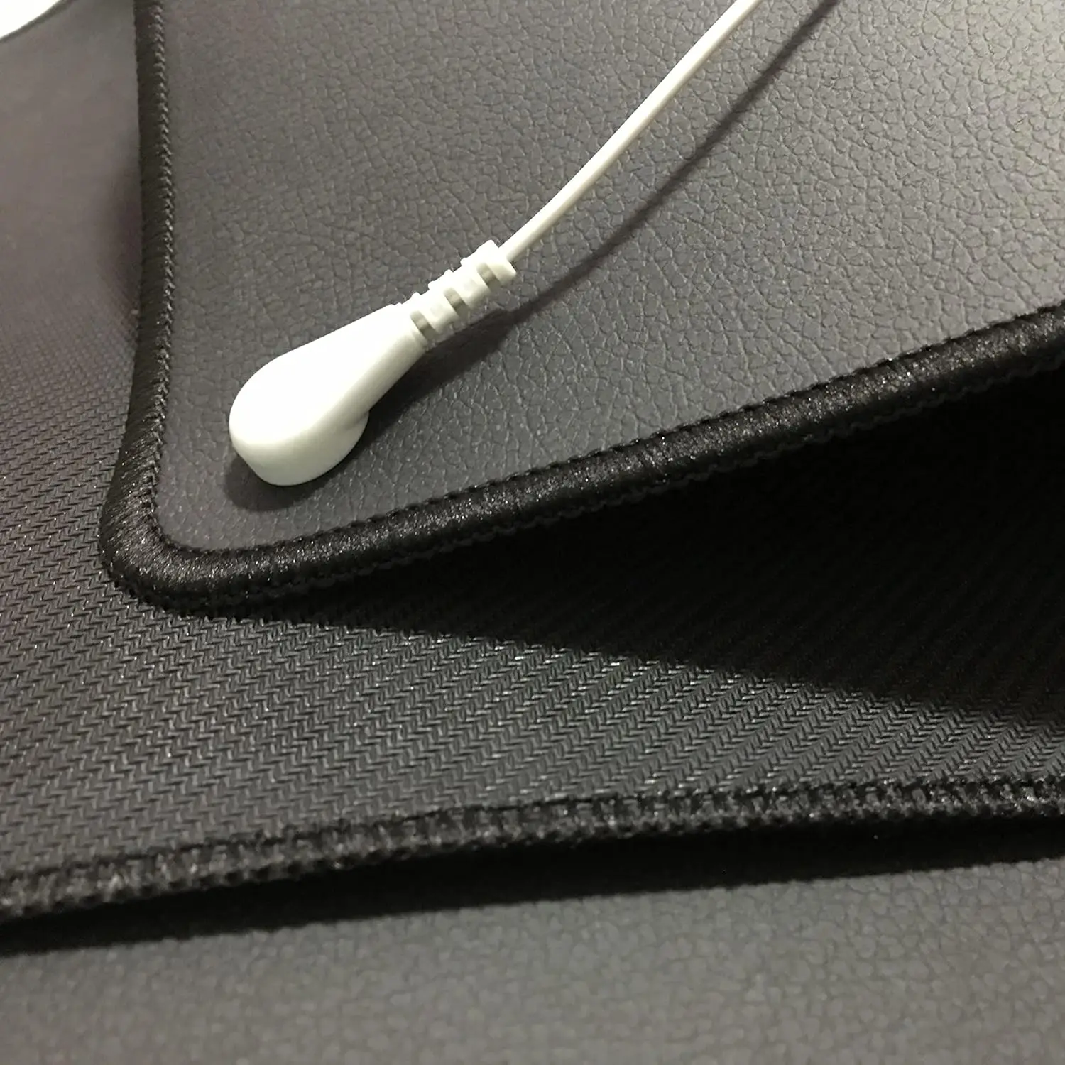 Earthing Conductive Rubber Leather Mat by JHC - Odorless PU