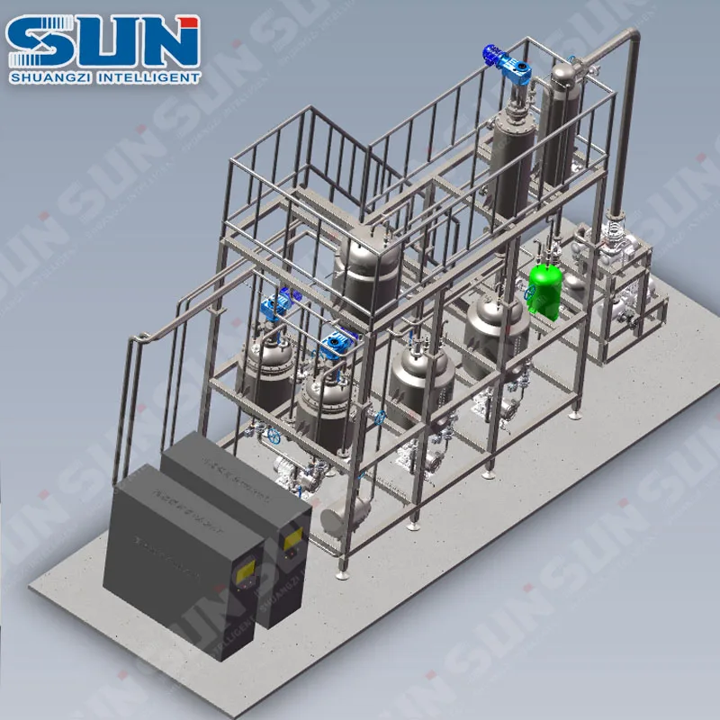 Plant Oil Lab Extractor Distiller Short Path Unit Molecular Essential ...