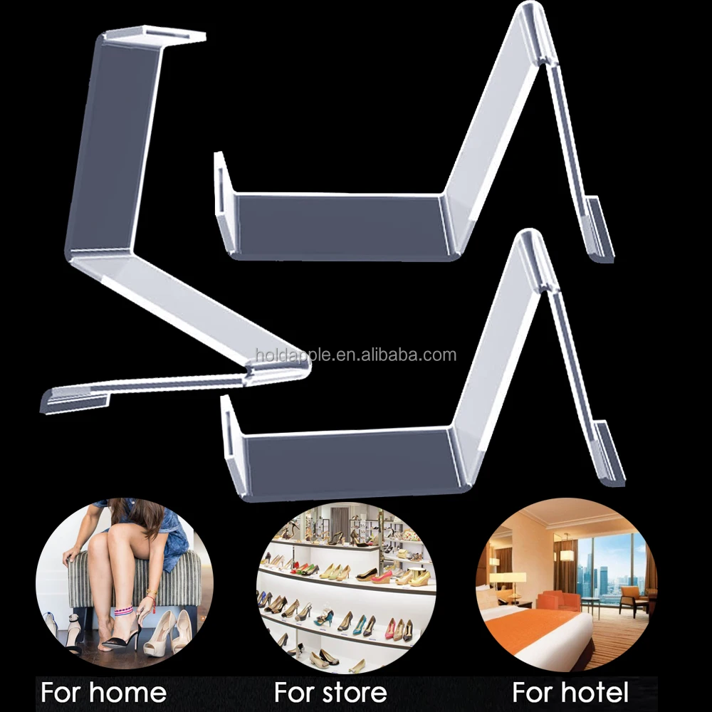 Acrylic Shoe Store Display Stands Clear Sandal Display Stands High Heel ...