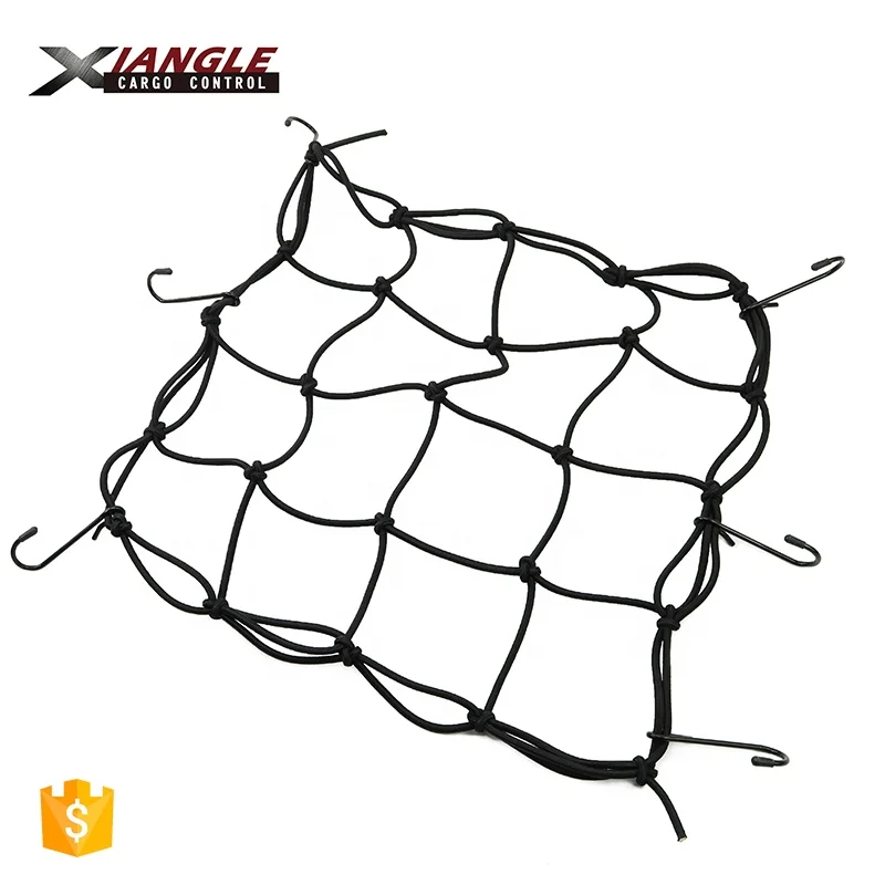 40*40cm Bungee Cargo Net Elastic Luggage Rubber Elastic Cargo Net With ...