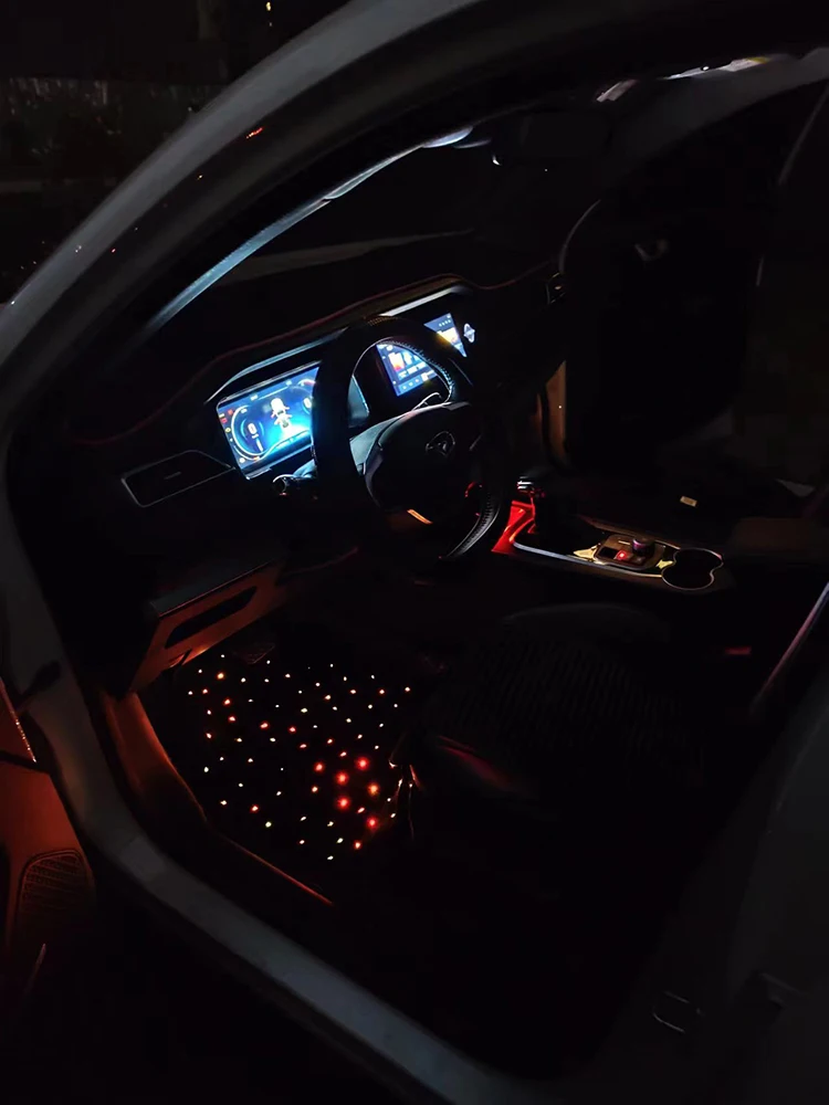 Starry Sky Car Foot Mats - Illuminate Your Ride
