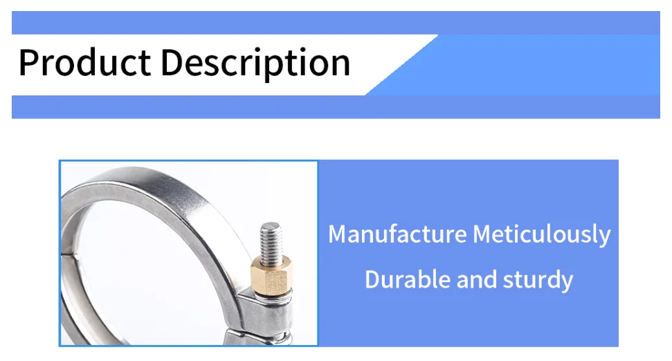 304 Sanitary Clamp High Pressure Bolted Tri Clamp Clover - Buy 13mhp ...