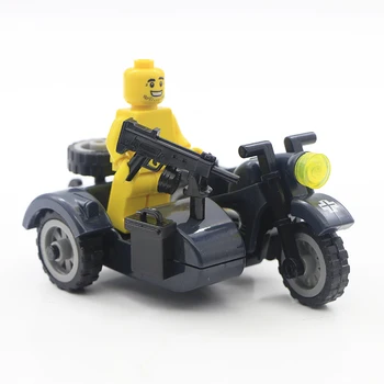 Ww2 Military Blocks Army Soldier Motorcycle Parts Accessories Bricks ...