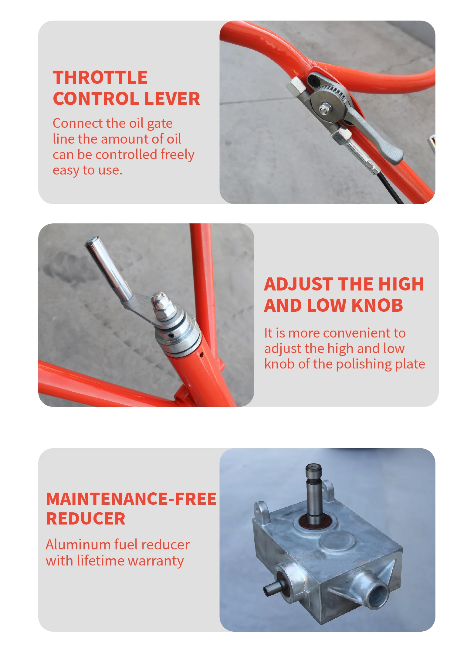 Gasoline Power Trowel Concrete Trowel Machine - Buy Concrete Machinery ...