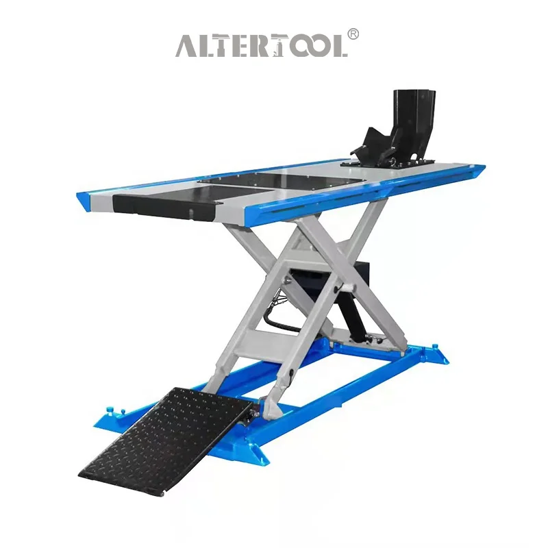 1000kg Portable Hydraulic Electric Motorcycle Lift Table For Sale - Buy ...