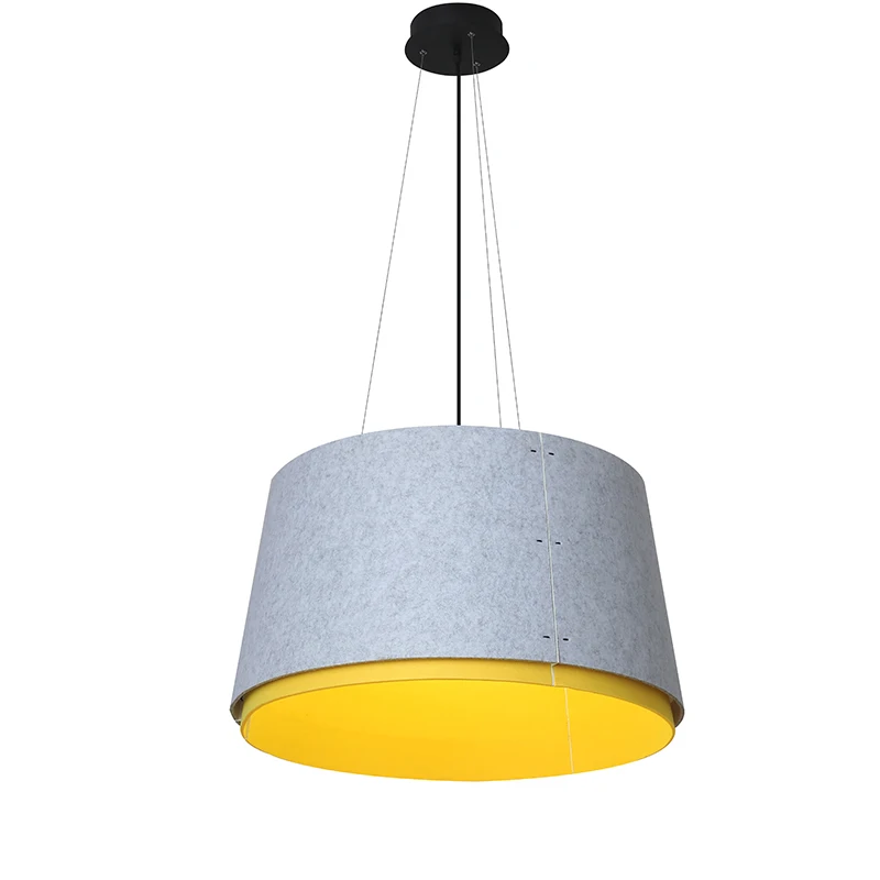 Classic Felt Modular Meeting Room Chandelier Acoustic Lamp Indoor ...
