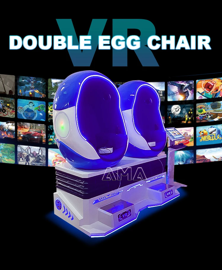9D VR Egg Chair - Ultimate Virtual Reality Experience