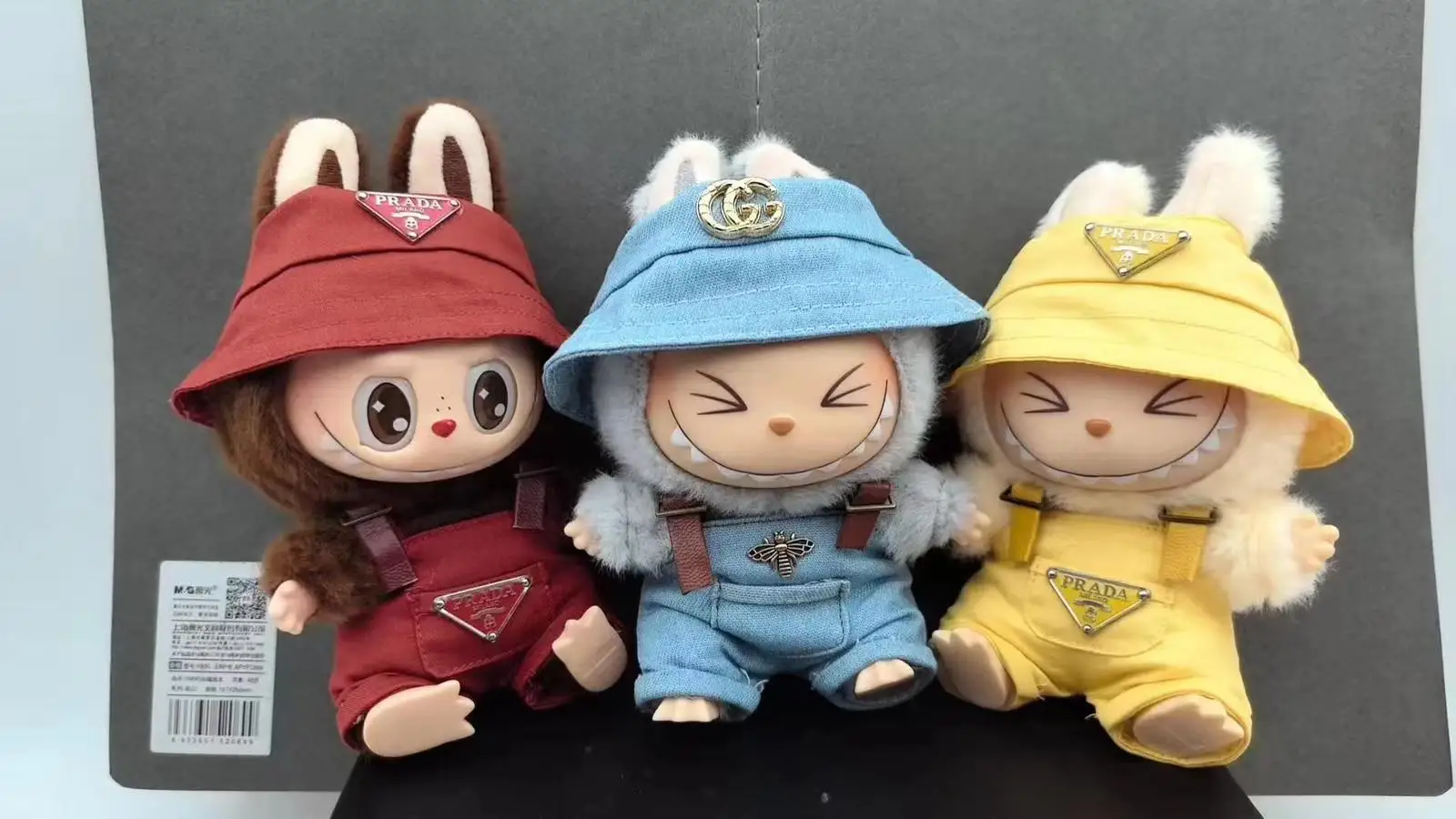 Labubu Designer Cosplay Outfit Luxury Wood-Powered Clothes Purse for ...