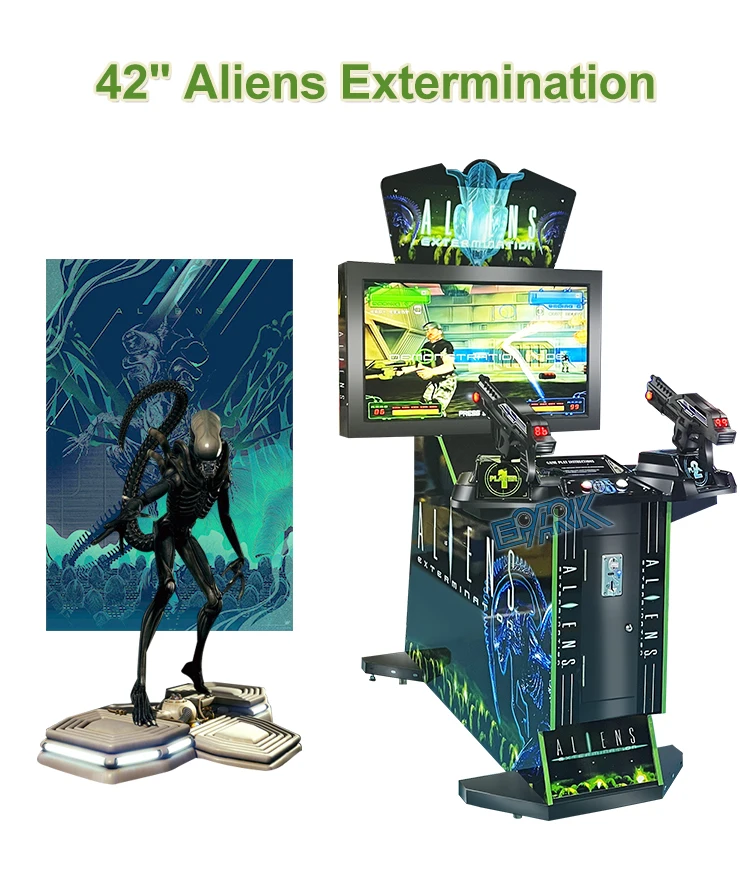 42" Aliens Extermination Shooting Game Machine - EPARK