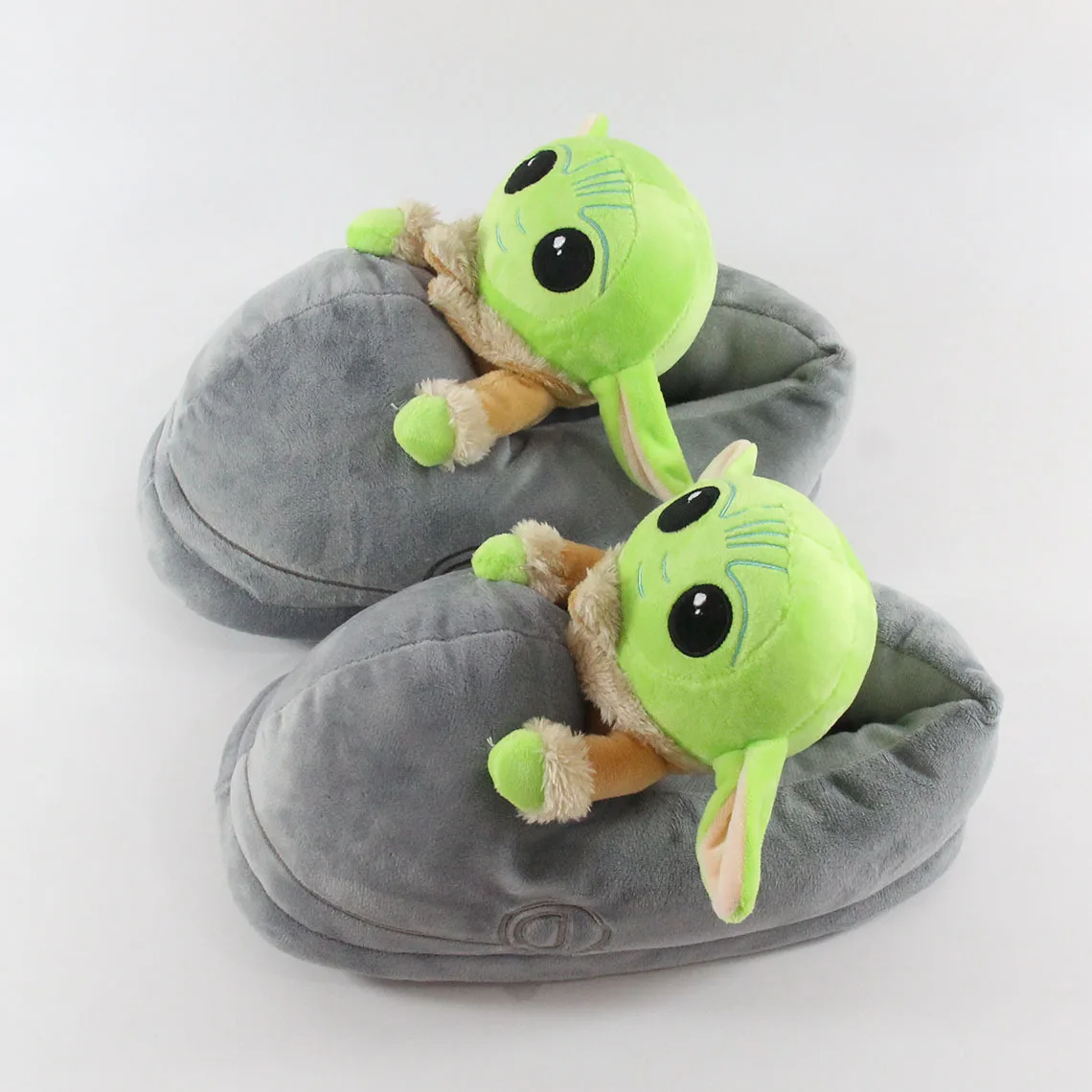 Cartoon Slipper Plush Cute Baby Yoda Toy Slippers Plush Christmas Plush ...