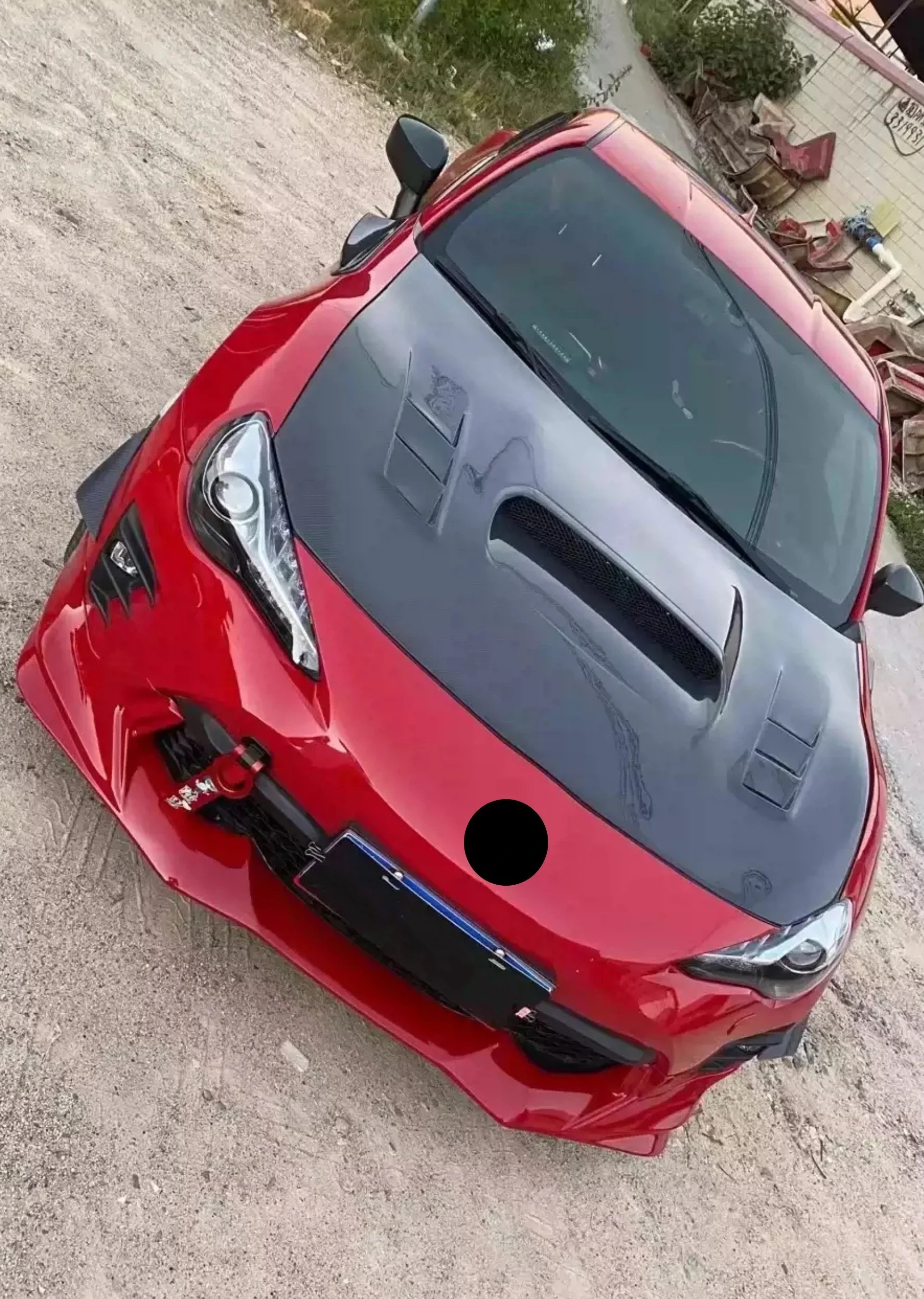 Carbon Fiber Hood Bonnet For Toyota Gt86 Subaru Brz Light Weight Car ...