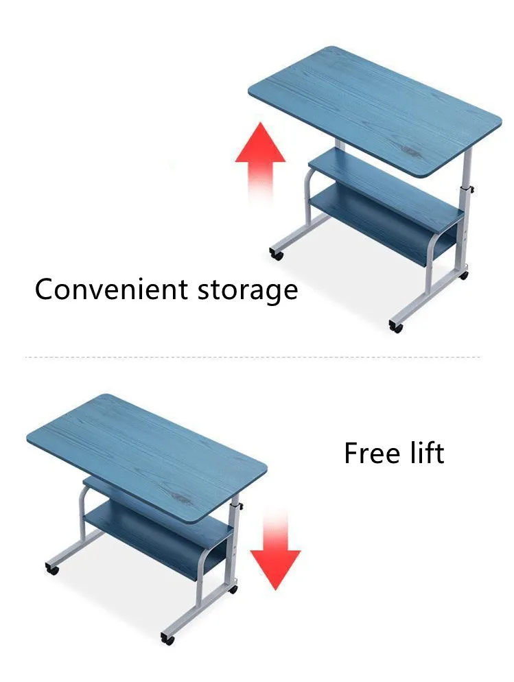 Modern Removable Lift Lazy Table Height Adjustable Bed Side Computer ...