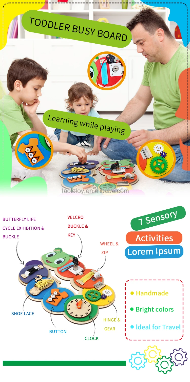 Montessori Sensory Education Travel Explorative Toy Preschool Activity ...