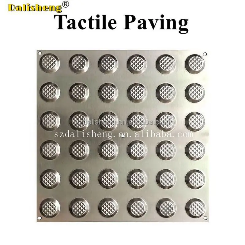 Tactile Paving Tile Mat Plate - Durable 304 Stainless Steel