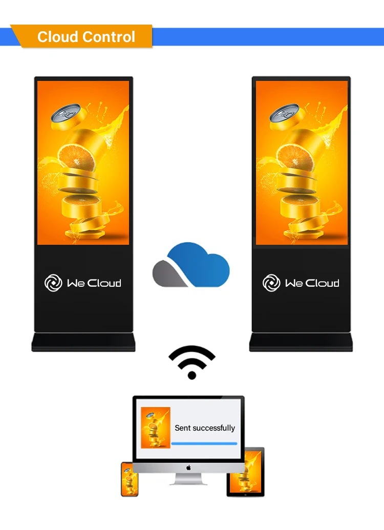 Best Selling Floor Standing Digital Signage 32 43 49 55 65 Inch ...