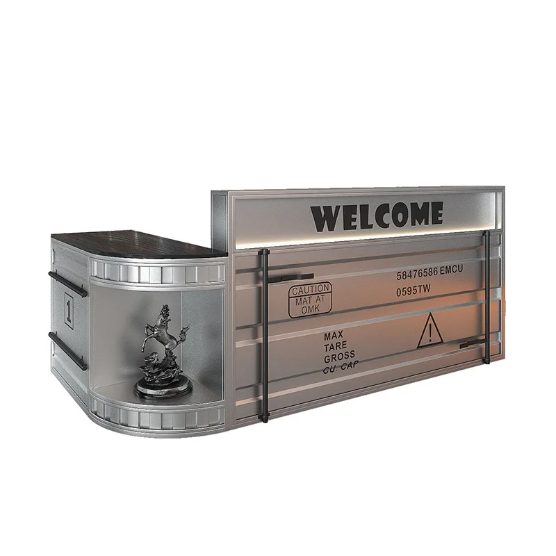 Aged Brass Bar Front Bar design restaurant Brown Iron And Wooden ...