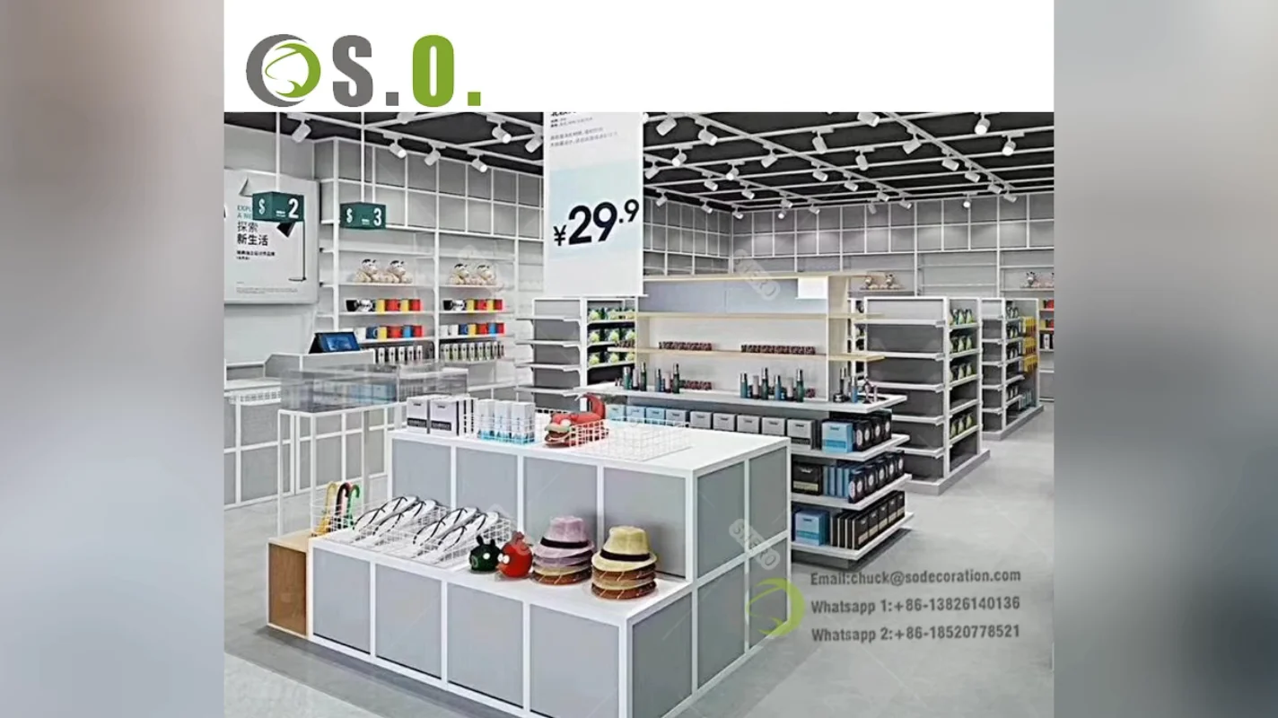 Retail Store Display Stand Gondola Supermarket Design Shelving Display Shelf - Buy Retail Store ...