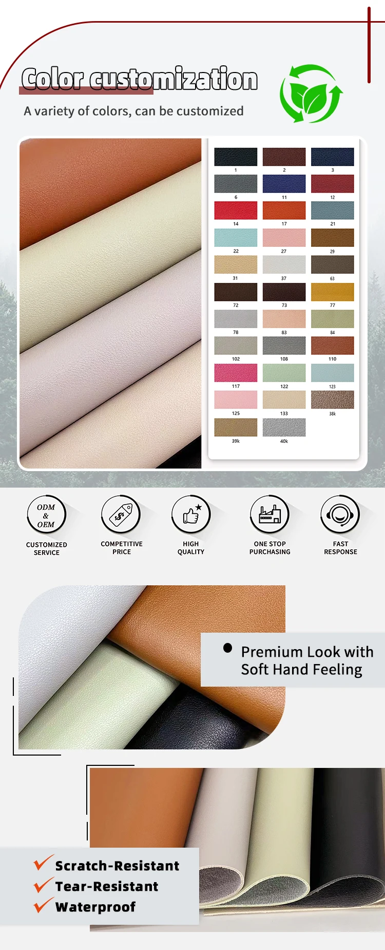 PVC Suede Leather quality inspection